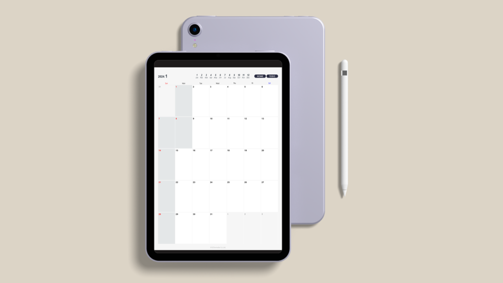 2024年デジタルプランナーテンプレート無料配布｜GoodNote5